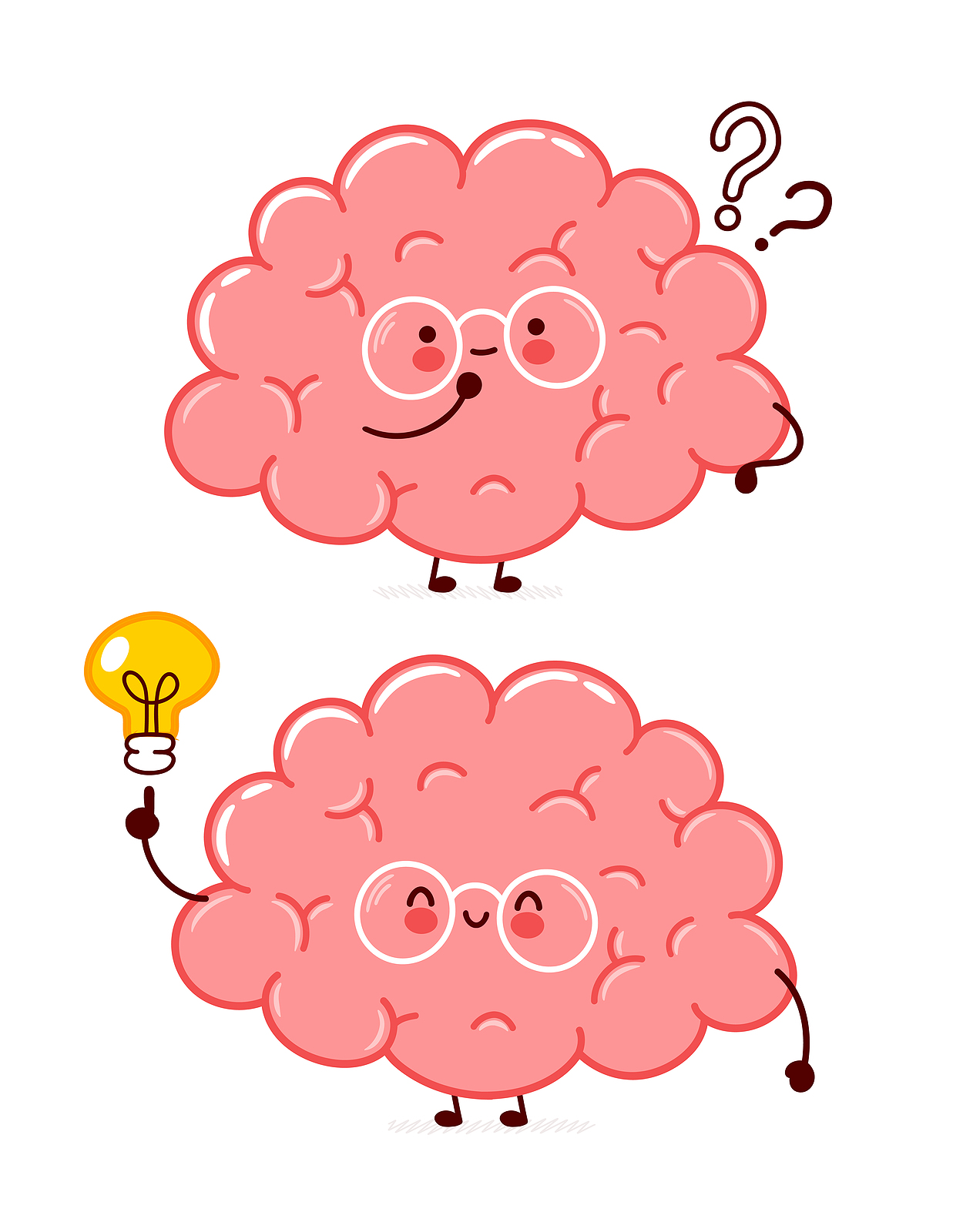 Cute Brain Clip Art